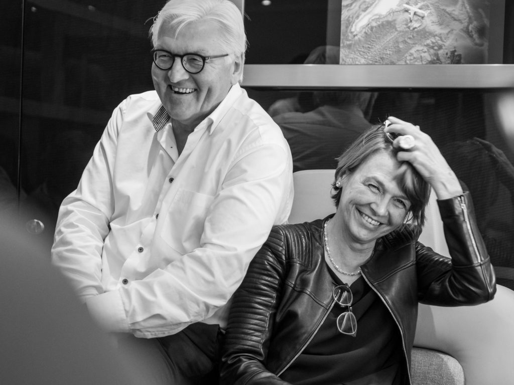 Frank-Walter Steinmeier und Elke Büdenbender, Paarlauf für Deutschland ...